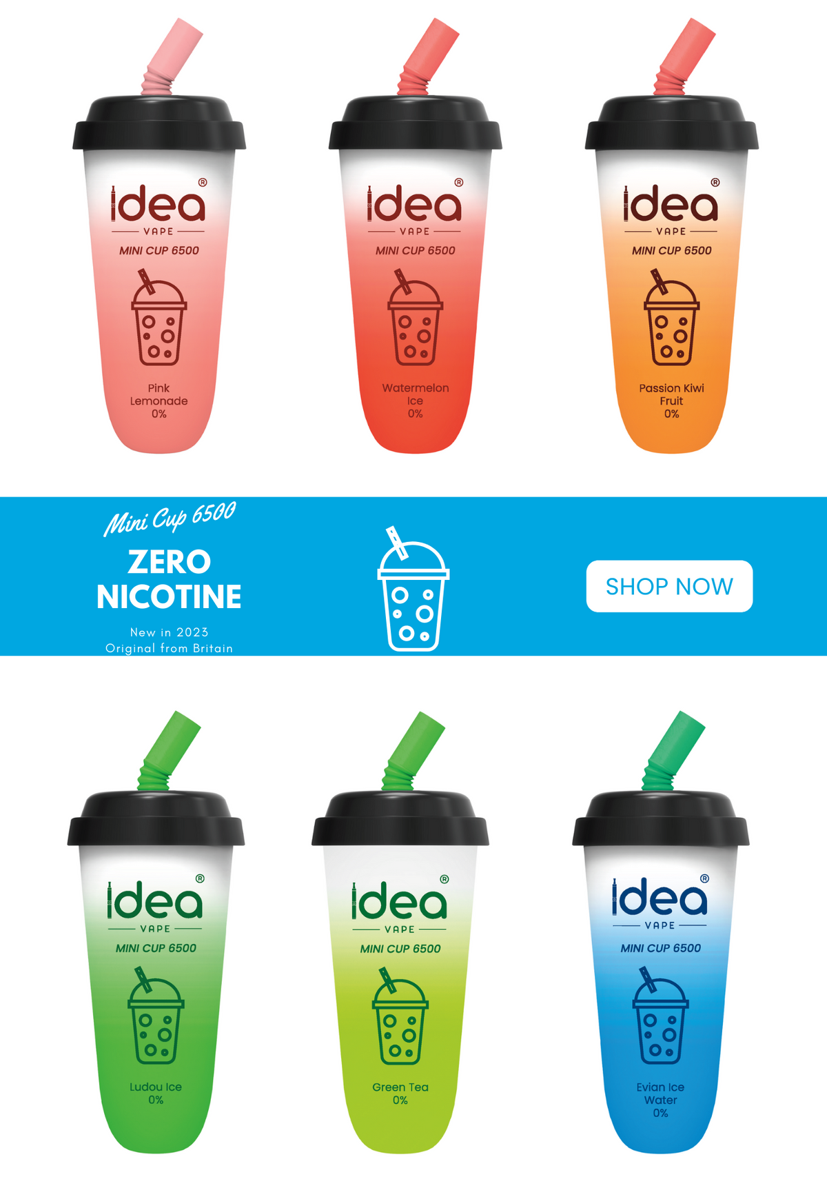 Idea Vape | Top UK Supplier of Vape Kits, E-Liquids, Disposable Vapes