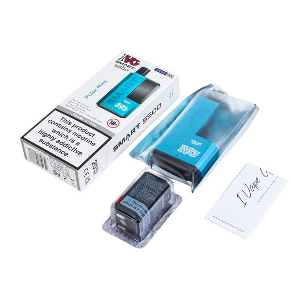 IVG Smart 5500 Vape Kit | Rechargeable | £6 each - IDEA VAPE