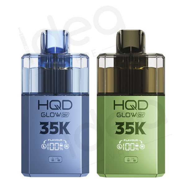 HQD Glow Air 35K Pod Kit | 15 Flavours | from £9.99 - IDEA VAPE