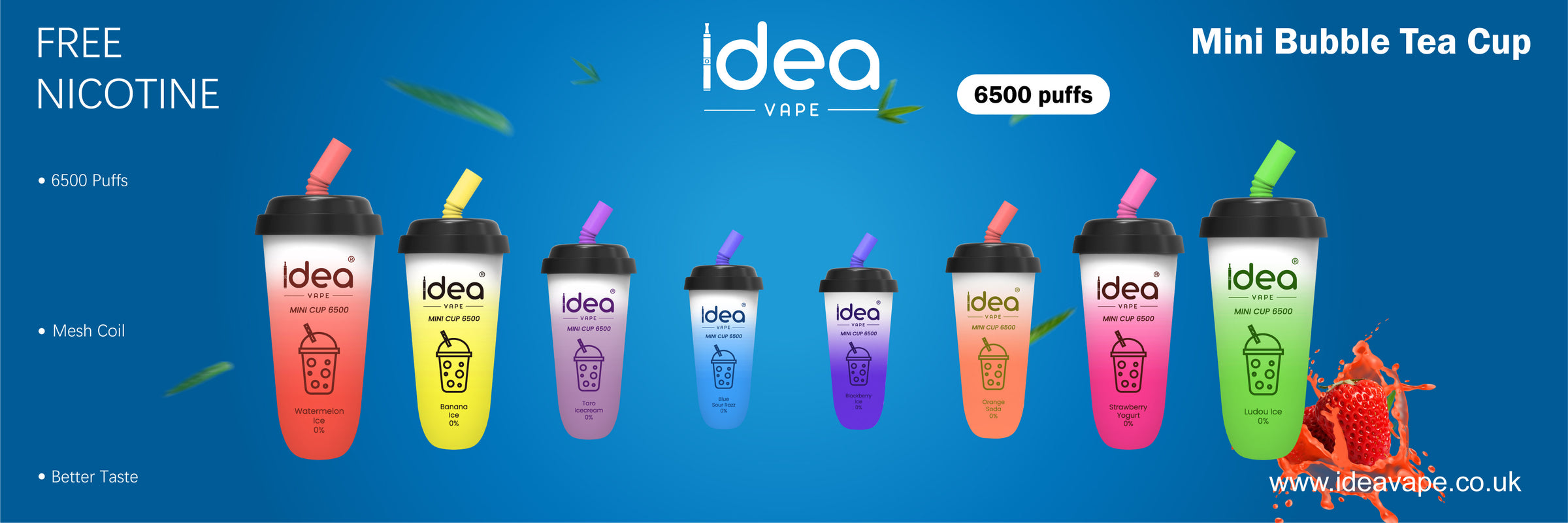 Idea Vape | Top UK Supplier of Vape Kits, E-Liquids, Disposable Vapes